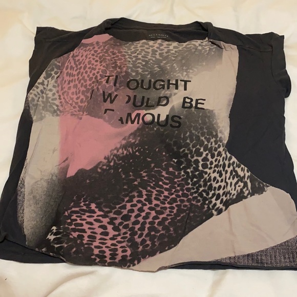 All Saints | Tops | All Saints Graphic Tshirt | Poshmark